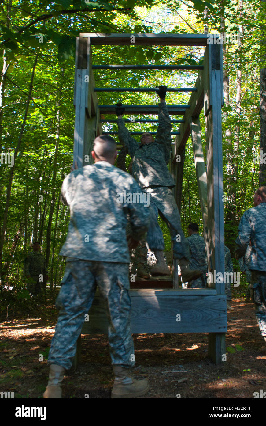 Ten squads from the different units and organizations in the Maine Army ...