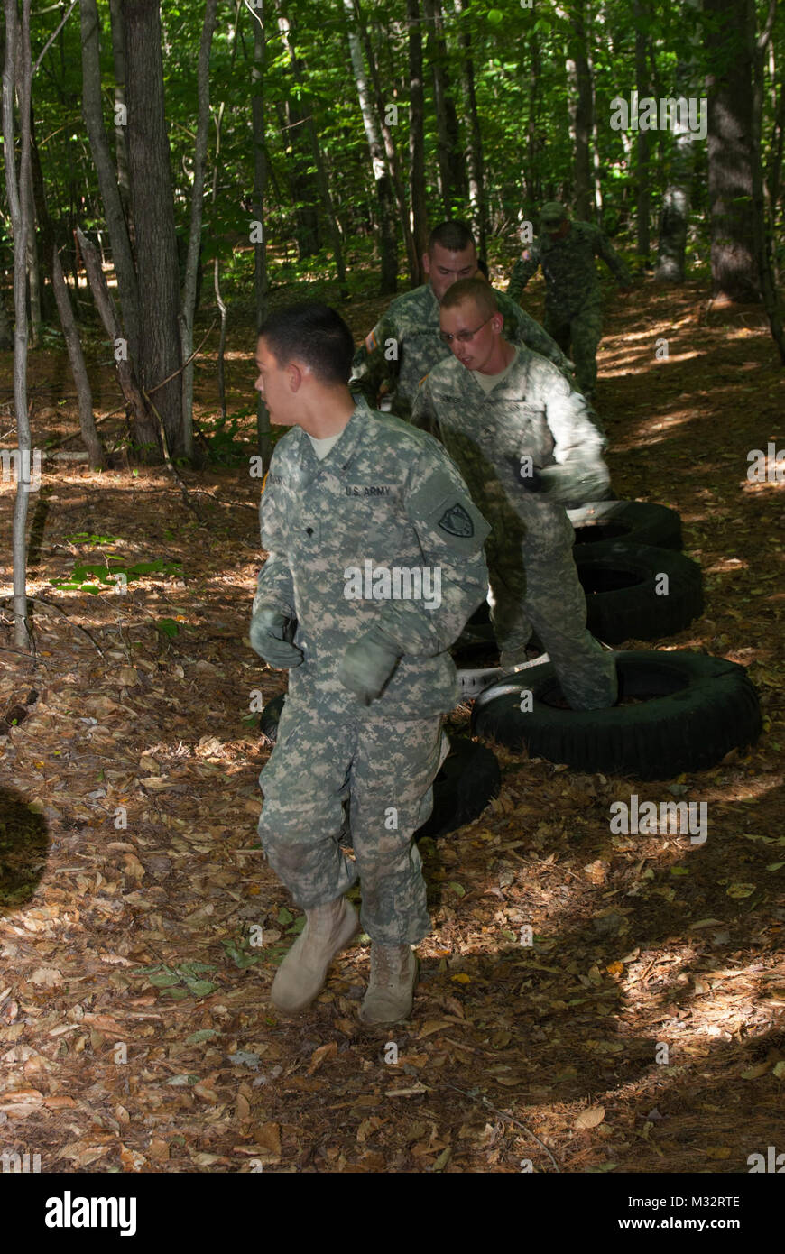 Ten squads from the different units and organizations in the Maine Army ...