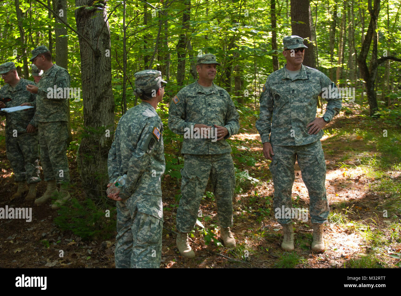Ten squads from the different units and organizations in the Maine Army ...