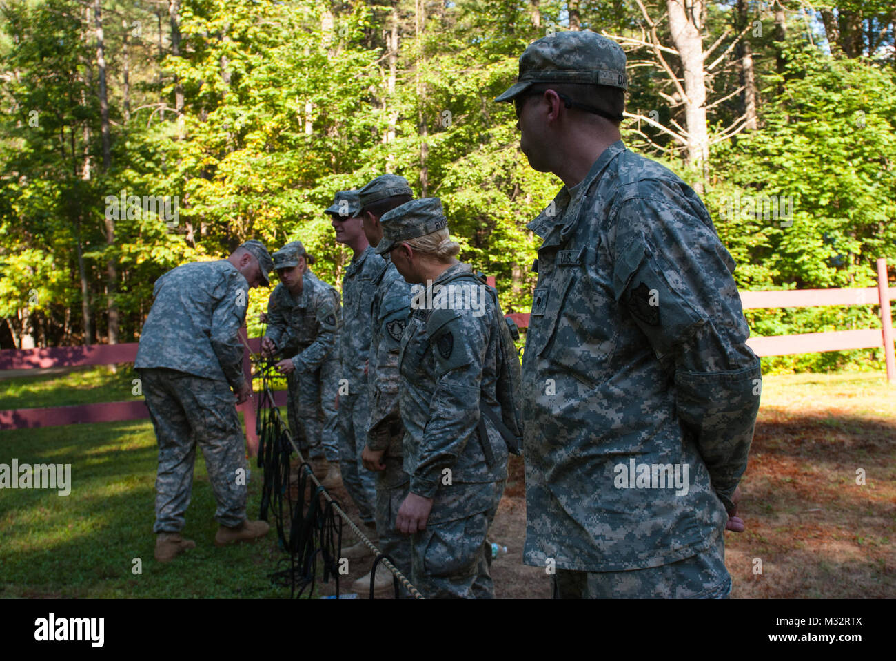 Ten squads from the different units and organizations in the Maine Army ...
