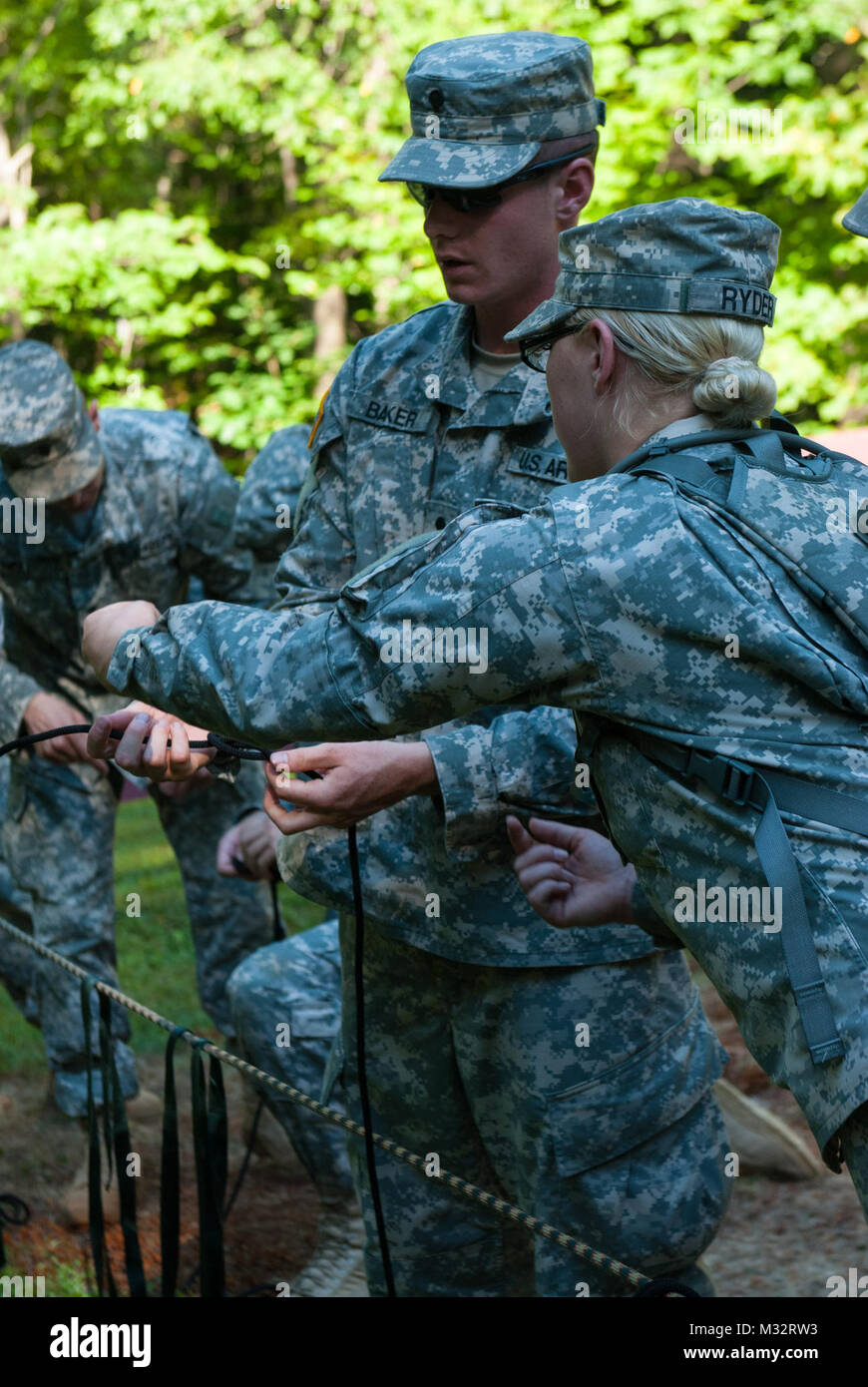 Ten squads from the different units and organizations in the Maine Army ...