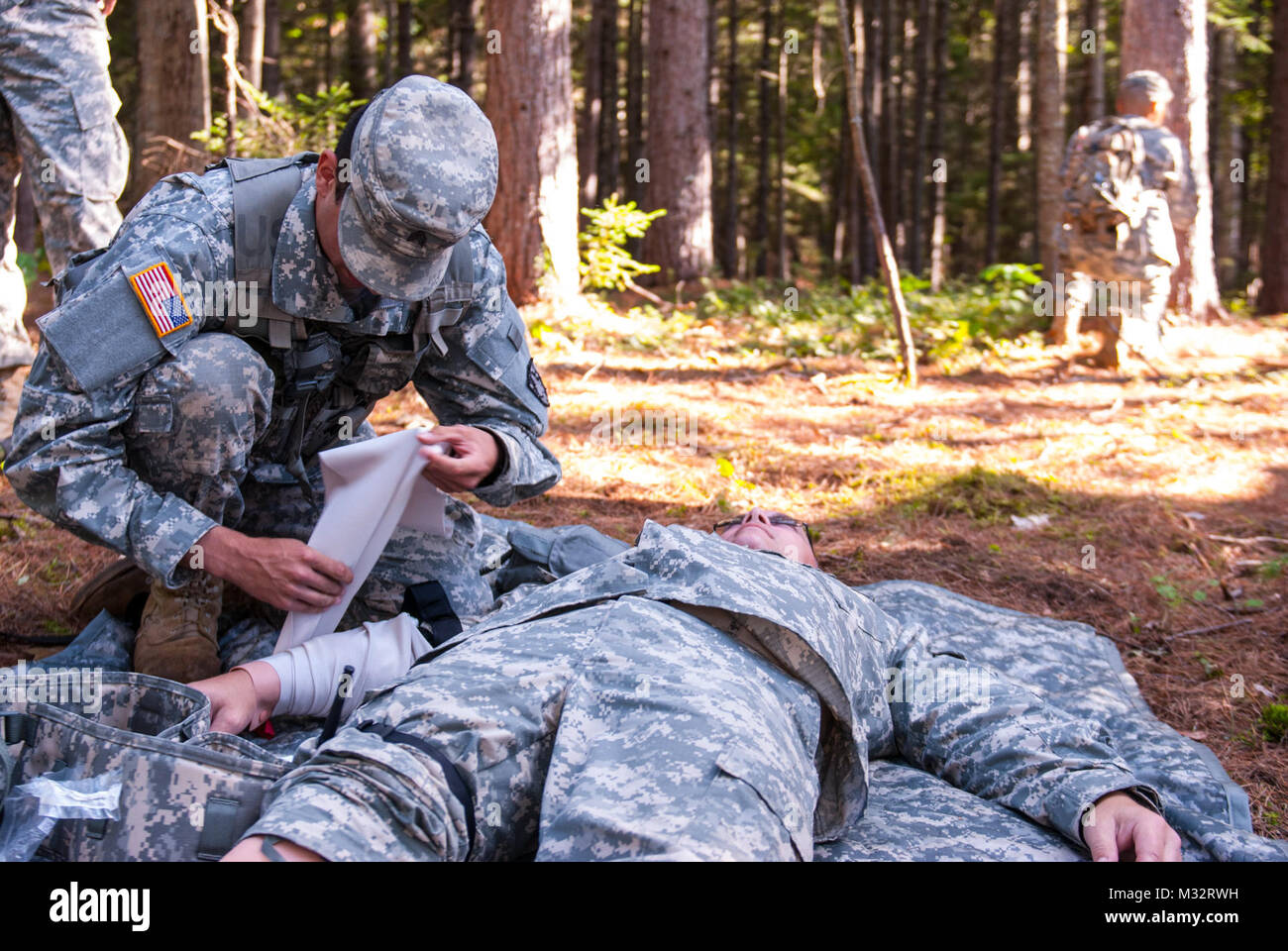 Ten squads from the different units and organizations in the Maine Army ...