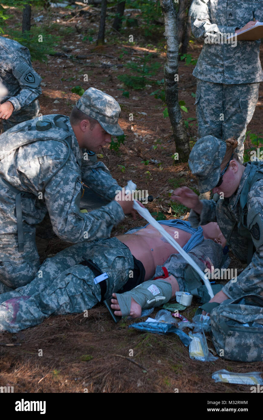 Ten squads from the different units and organizations in the Maine Army ...