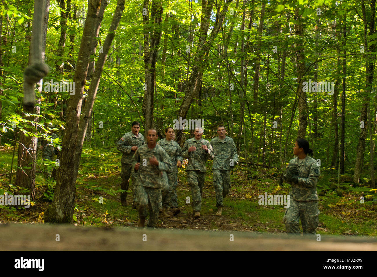 Ten squads from the different units and organizations in the Maine Army ...