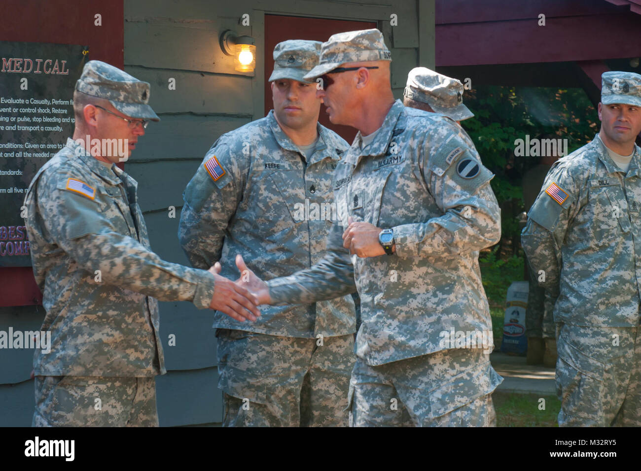 Ten squads from the different units and organizations in the Maine Army ...