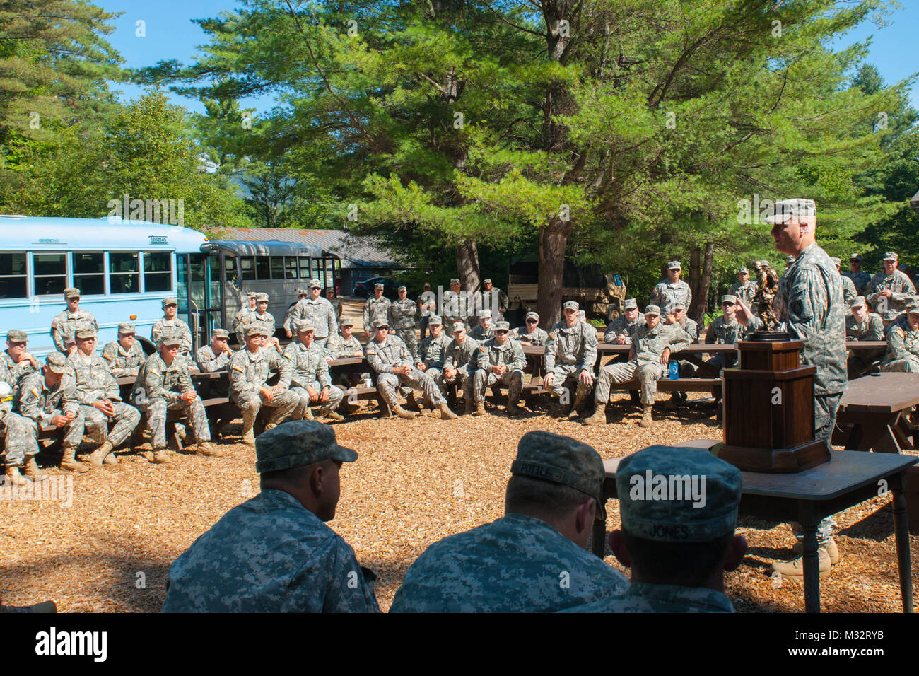 Ten squads from the different units and organizations in the Maine Army ...