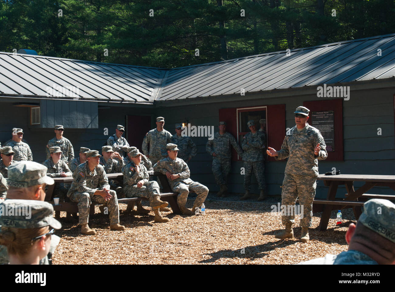 Ten squads from the different units and organizations in the Maine Army ...