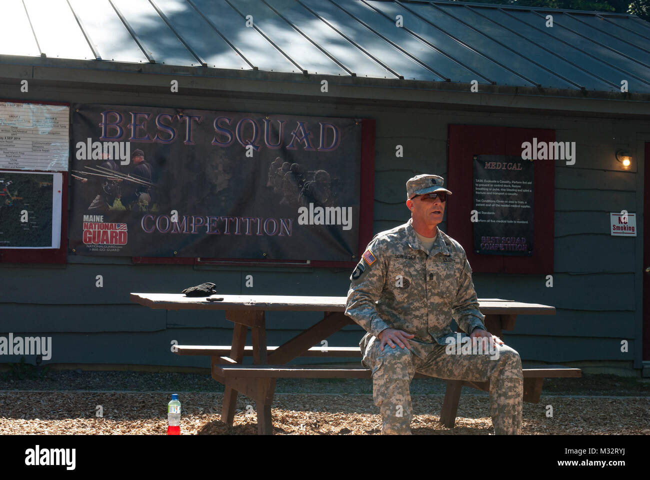 Ten squads from the different units and organizations in the Maine Army ...