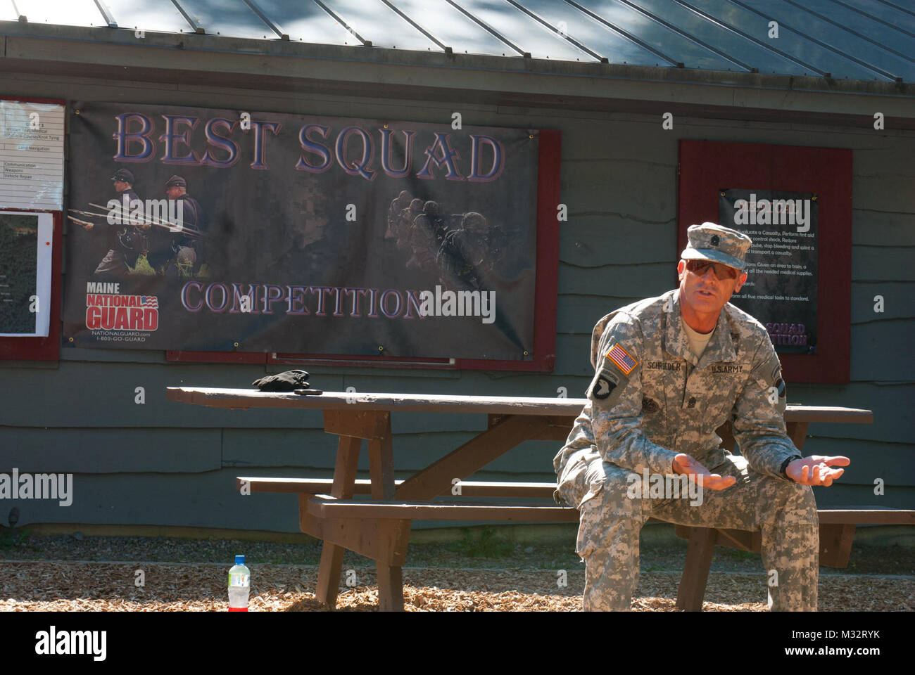 Ten squads from the different units and organizations in the Maine Army ...