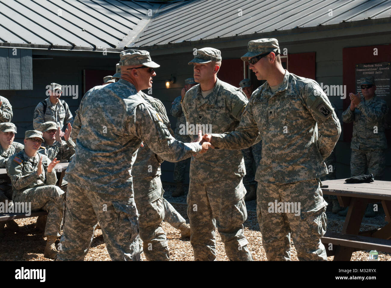 Ten squads from the different units and organizations in the Maine Army ...