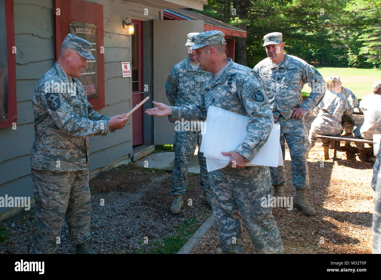 Ten squads from the different units and organizations in the Maine Army ...