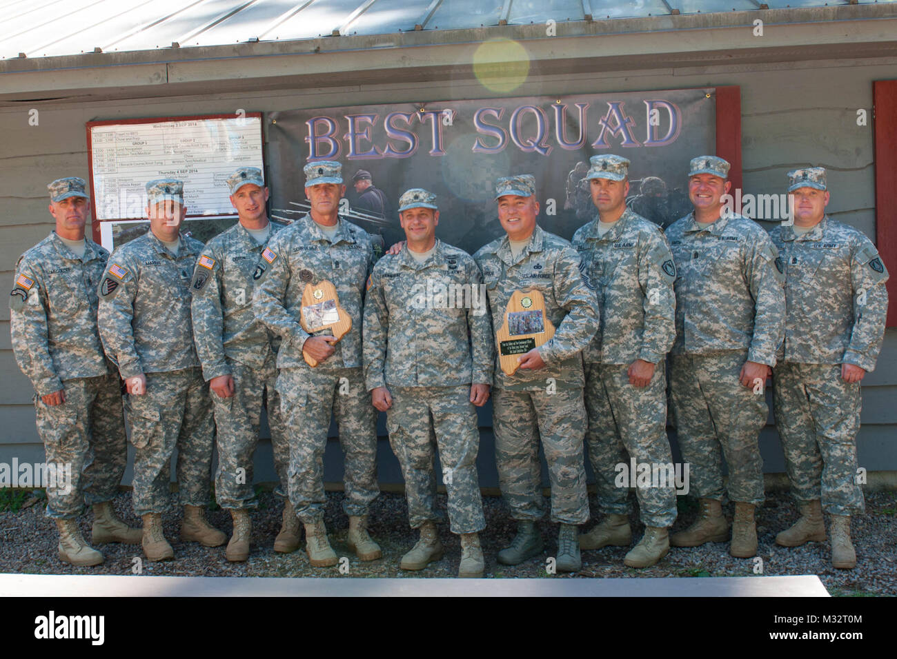 Ten squads from the different units and organizations in the Maine Army ...