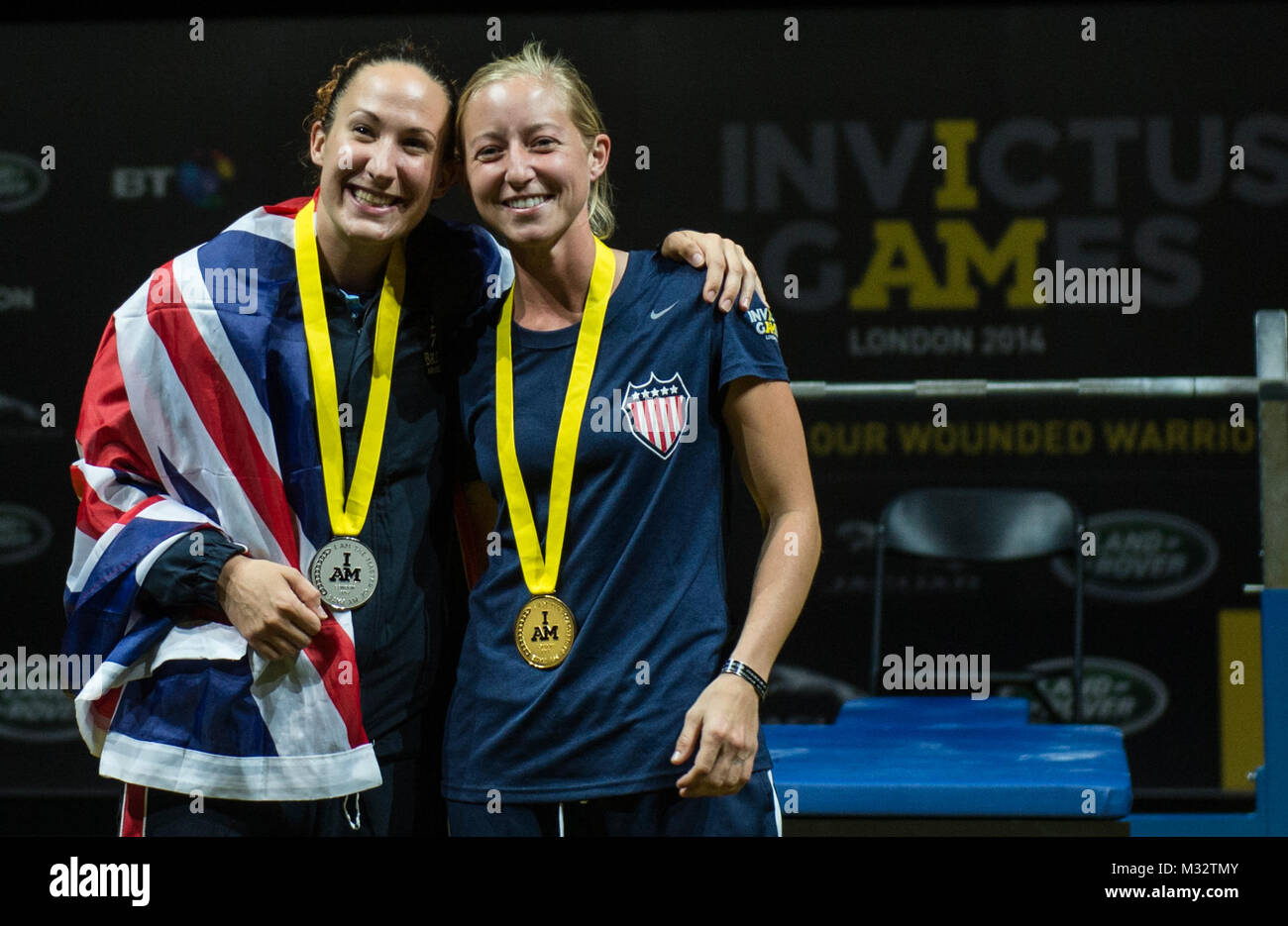 U.S Marine Sgt. Lakin Booker won the gold medal in powerlifting and U.K ...