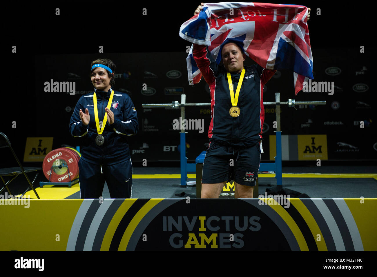 Army Cpl. Carolyne Dufley won the gold medal and U.S. Air Force Staff ...