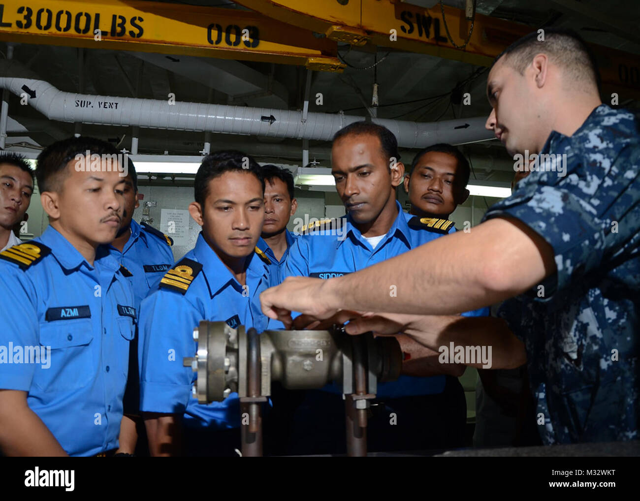 Machinist Mates Learn in Malaysia by #PACOM Stock Photo - Alamy