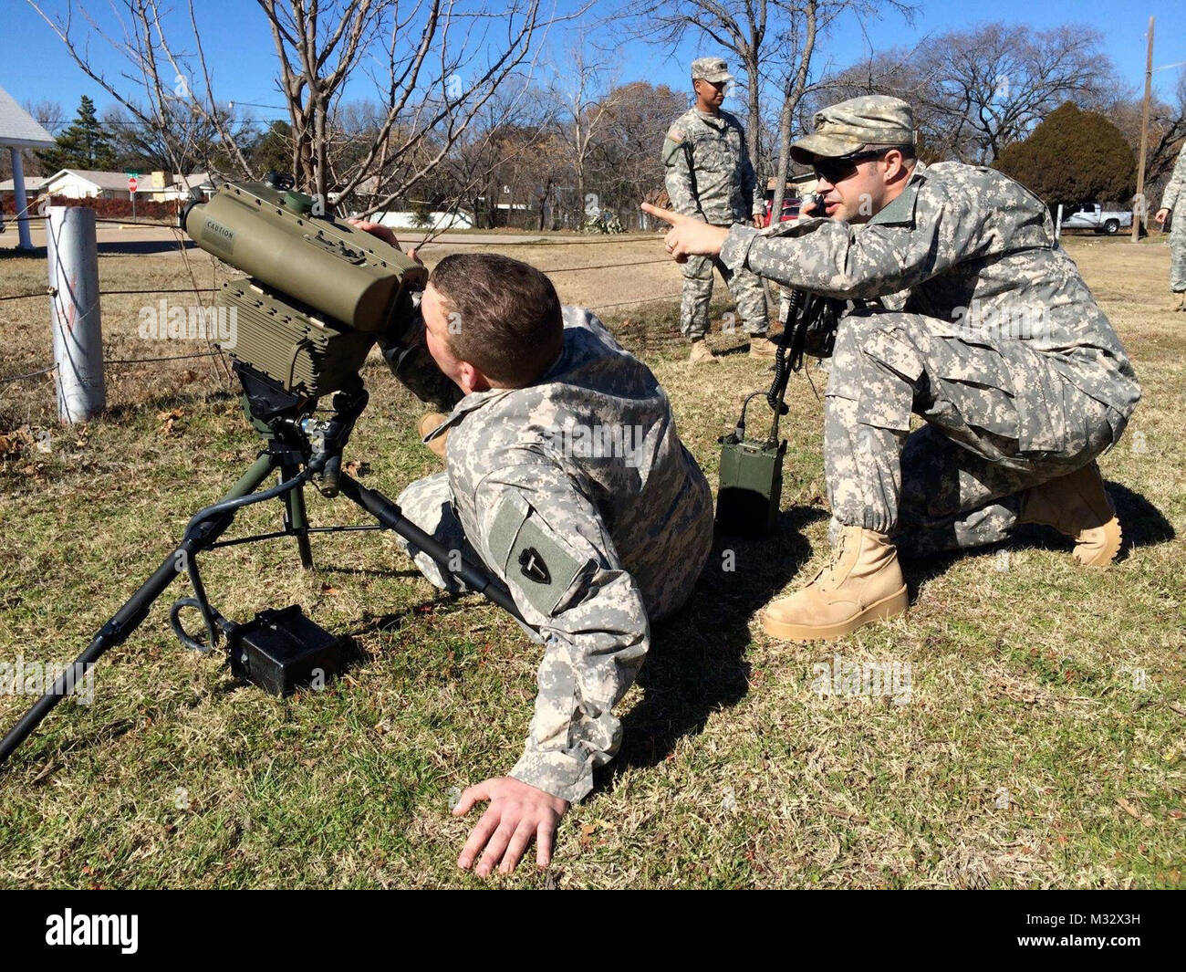 Sgt. Eric Acton, a squad leader for the fires section of 56th Infantry ...