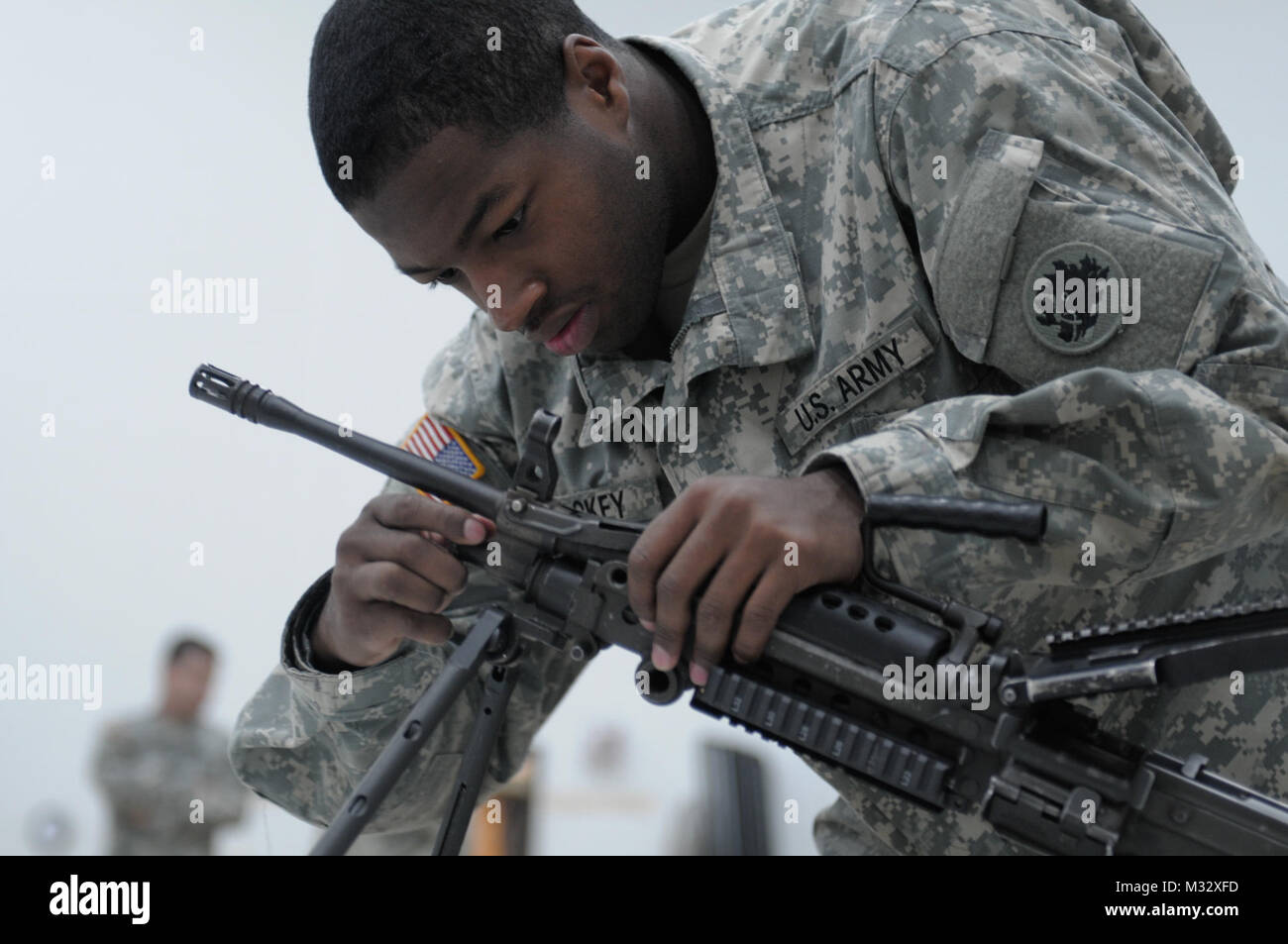 The Squad Automatic Weapon by Georgia National Guard Stock Photo - Alamy