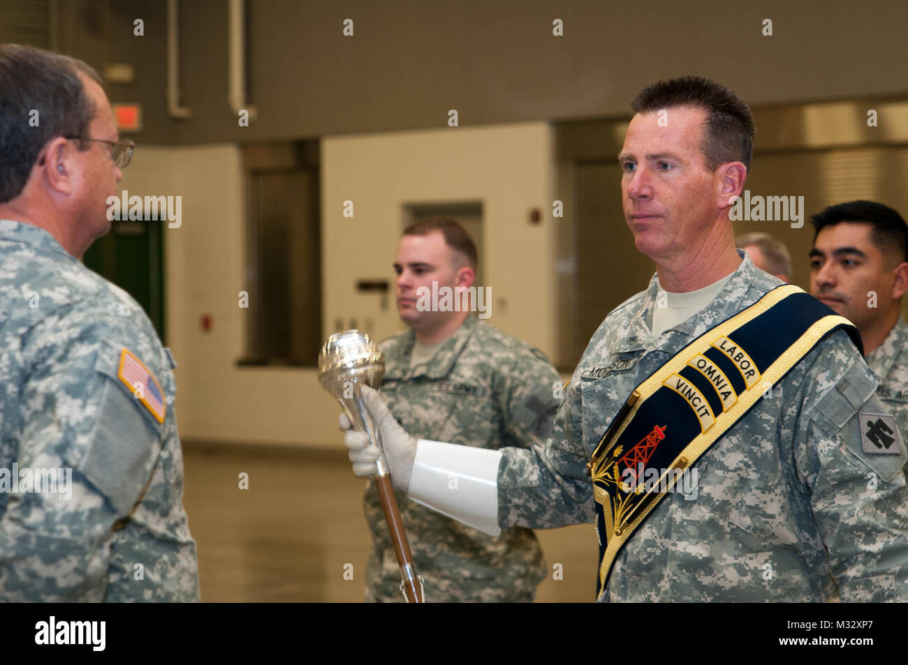 Soldiers of the 145th Army Band, Oklahoma National Guard take part in a ...