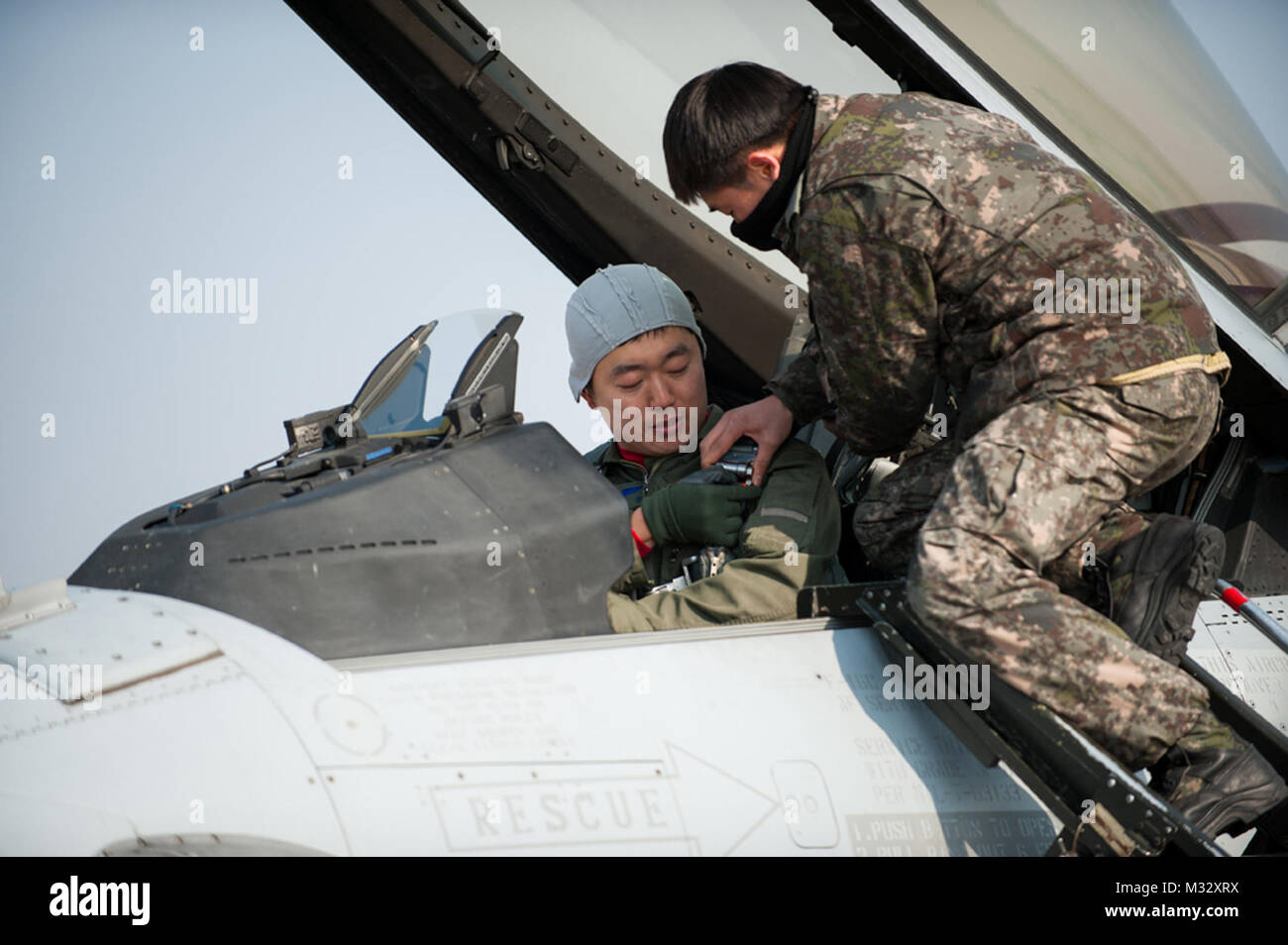 Ready to Republic of Korea Red Flag by #PACOM Stock Photo - Alamy