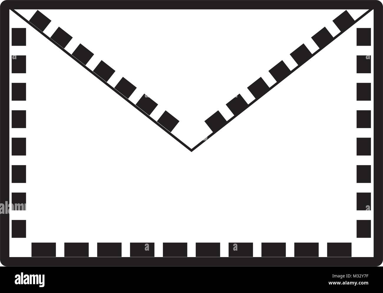 line e-mail letter text message style Stock Vector Image & Art - Alamy