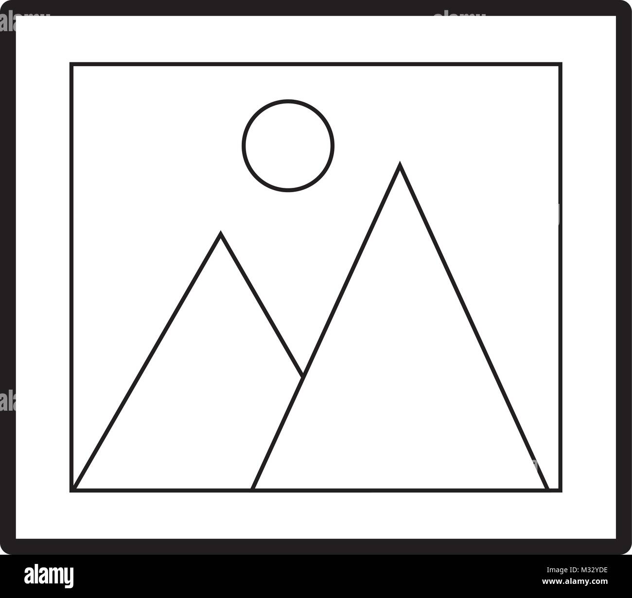 line art picture image object with border Stock Vector Image & Art - Alamy