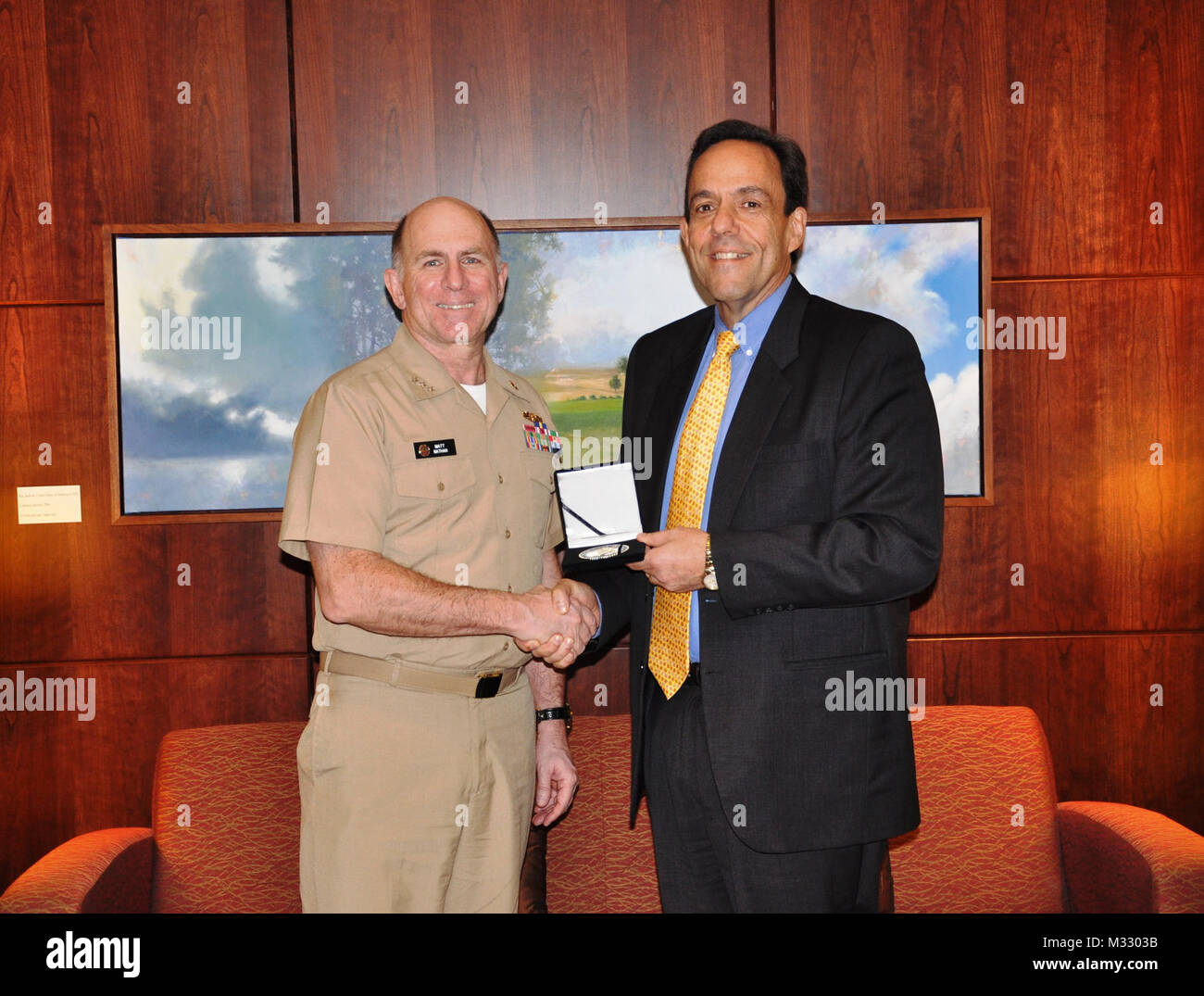 Vice Adm. Matthew Nathan meets with U.S. Ambassador to Cambodia ...