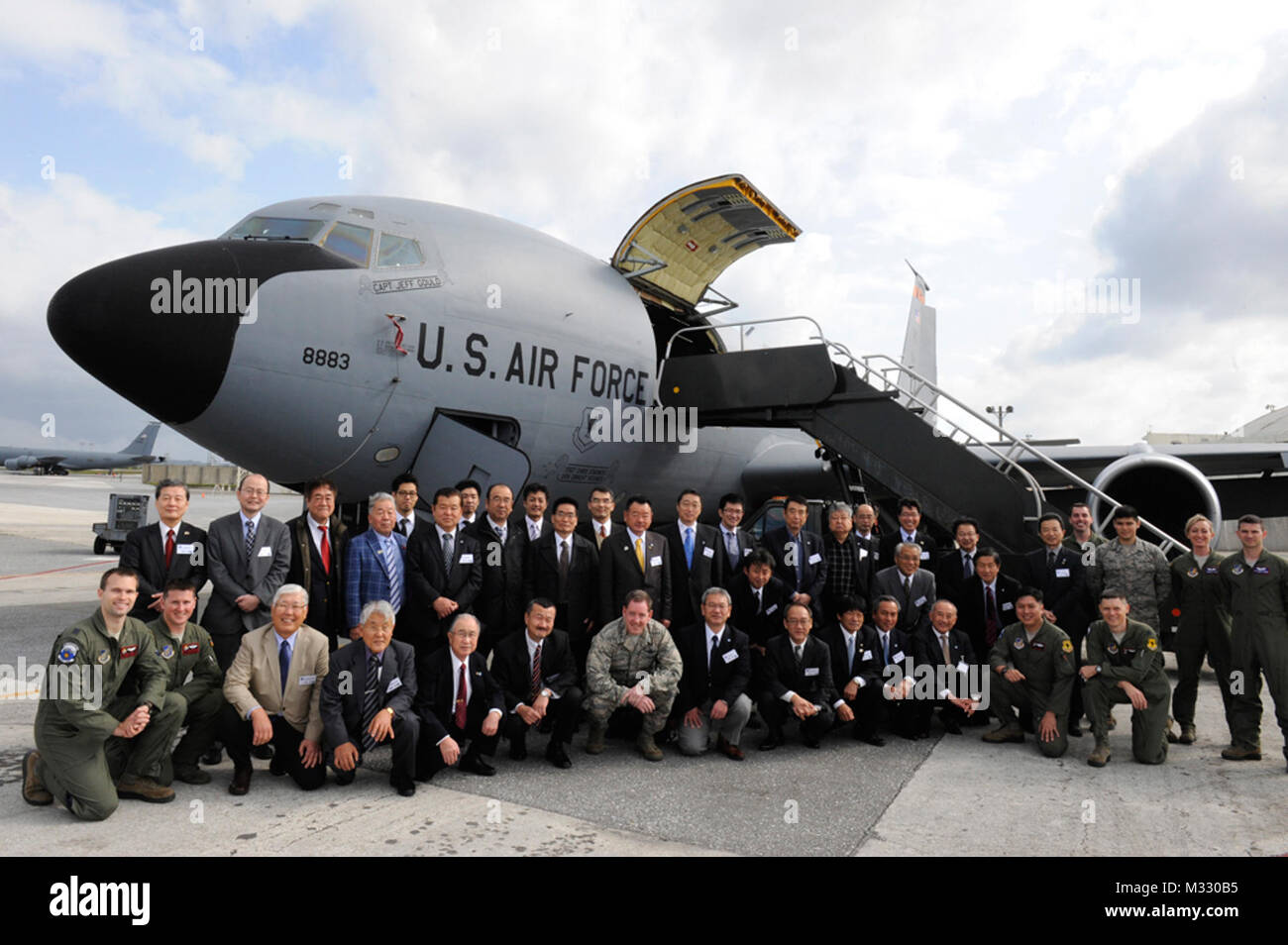 U.S. Air Force Brig. Gen. James Hecker, 18th Wing commander, poses for ...