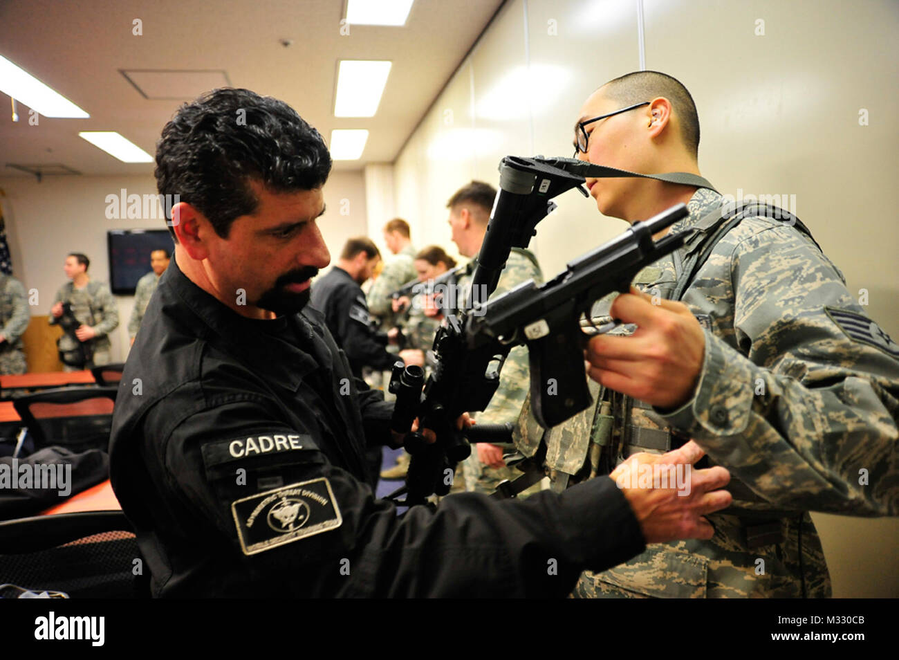John Knipe, Pacific Air Forces High Risk Response Training team leader ...