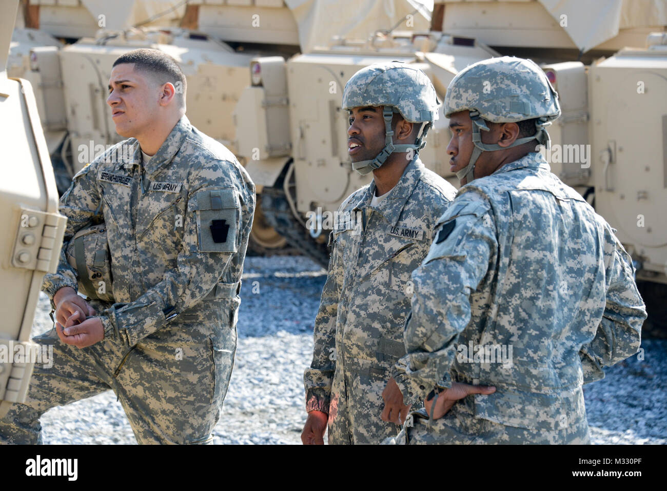 FORT INDIANTOWN GAP, Pa. -- Members of the 1-104th Cavalry Squadron ...