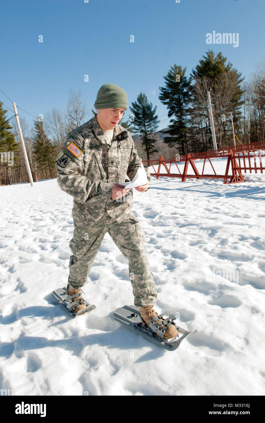 Spc. Tyler Blakney, of the 286th Combat Sustainment Support Battalion ...