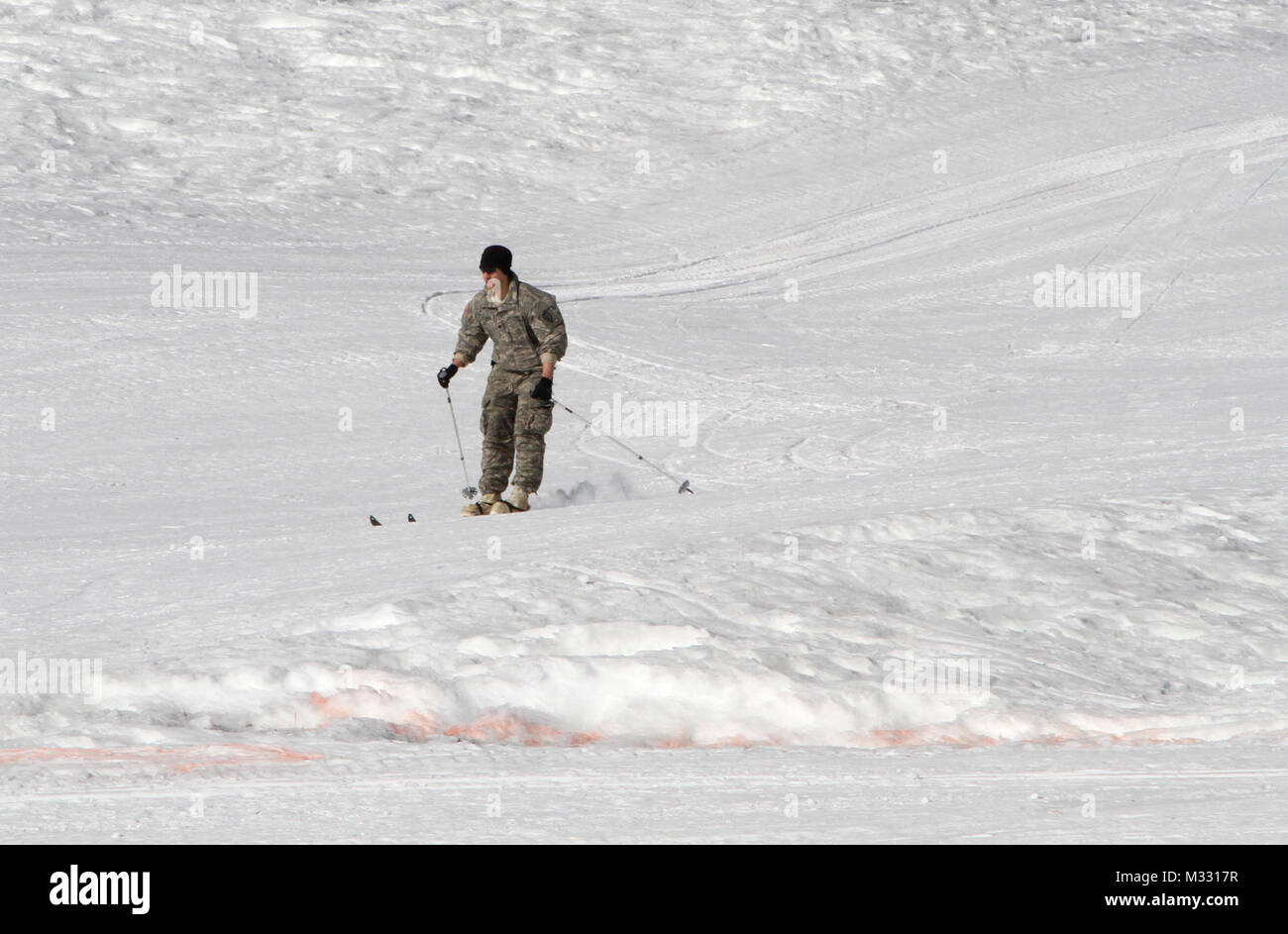A Soldier with B Company, 3rd Battalion, 21st Infantry Regiment, runs ...
