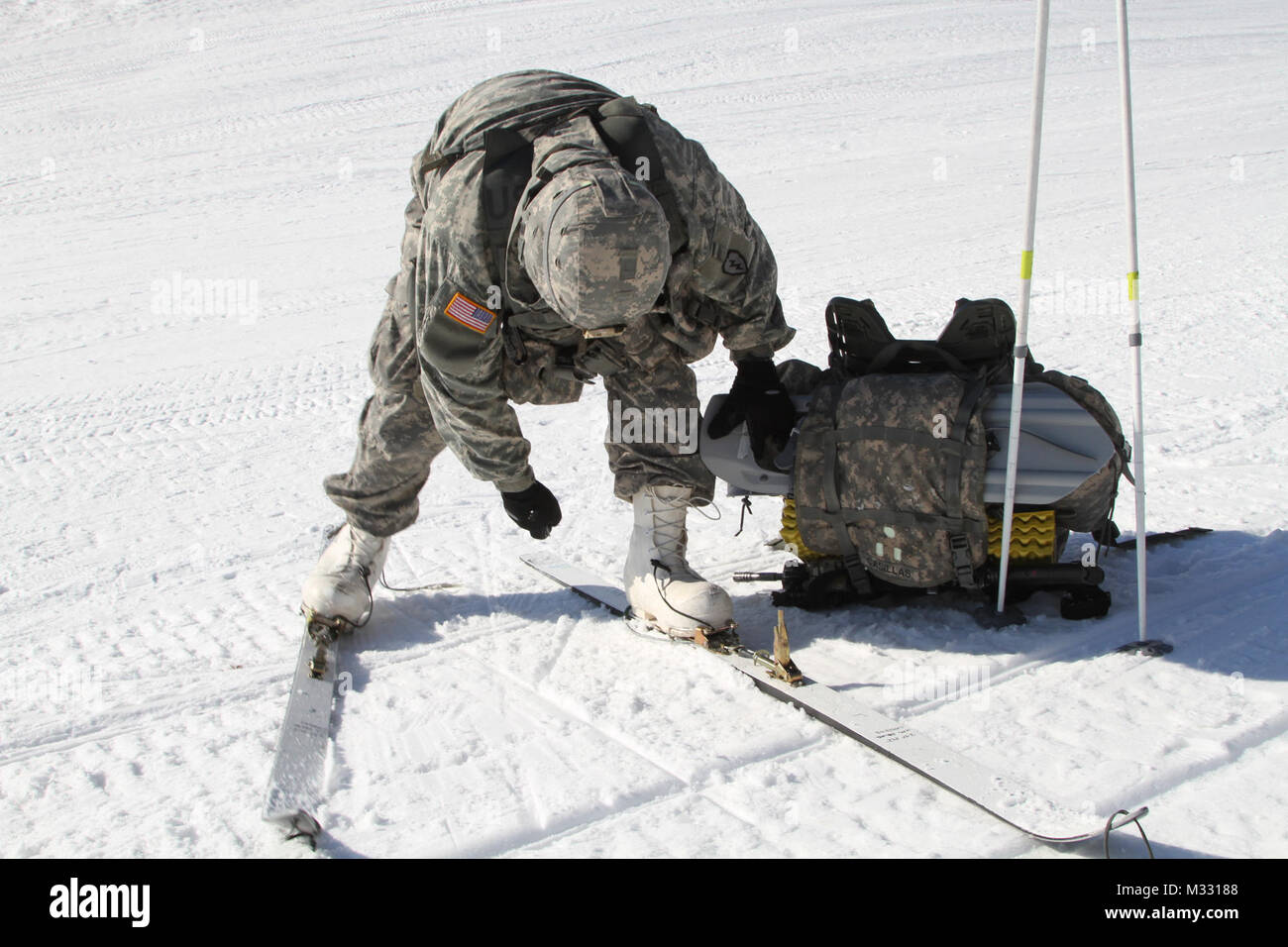 A Soldier with B Company, 3rd Battalion, 21st Infanrty Regiment ...