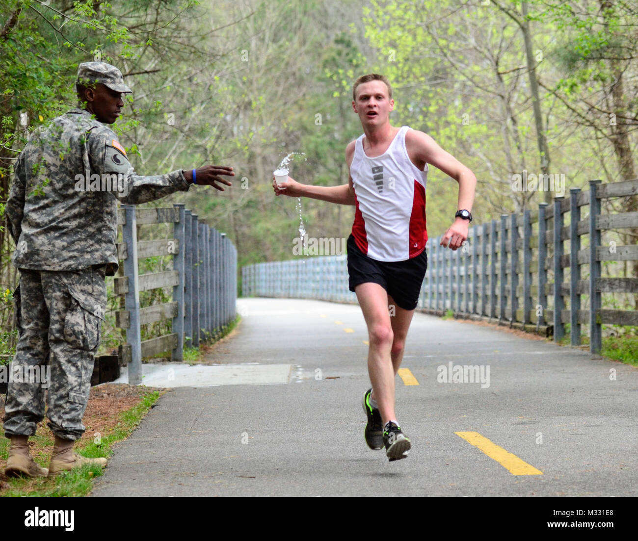 Running to D.C. by Georgia National Guard Stock Photo - Alamy