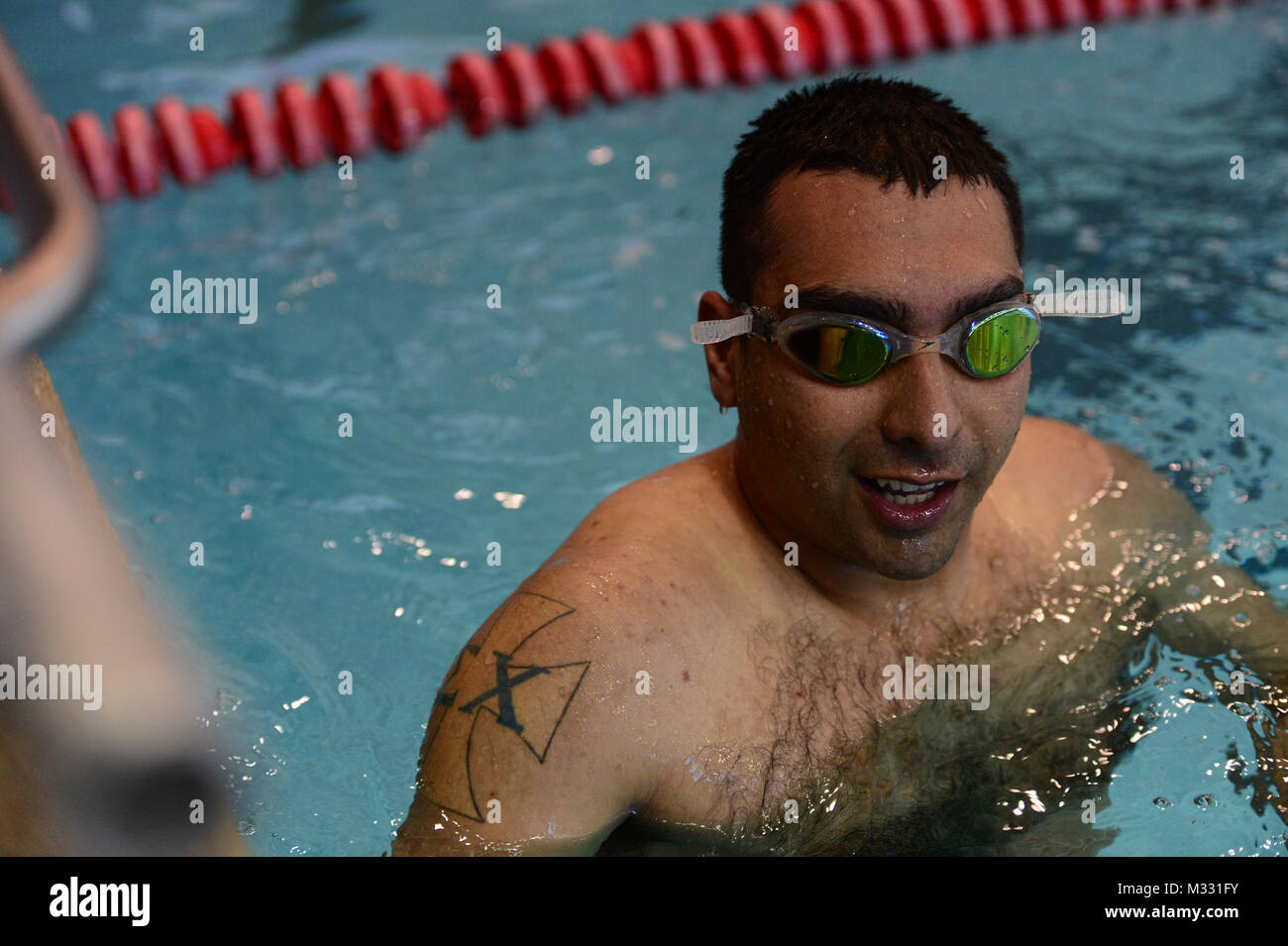 Scott Palomino by Air Force Wounded Warrior Stock Photo - Alamy
