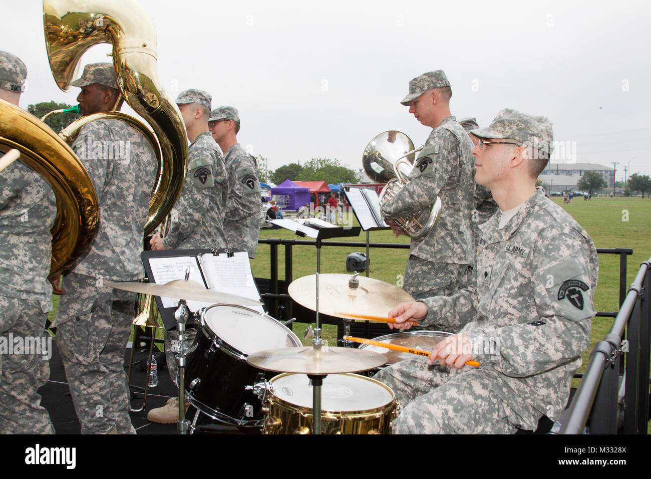 36th infantry division band hi-res stock photography and images - Alamy