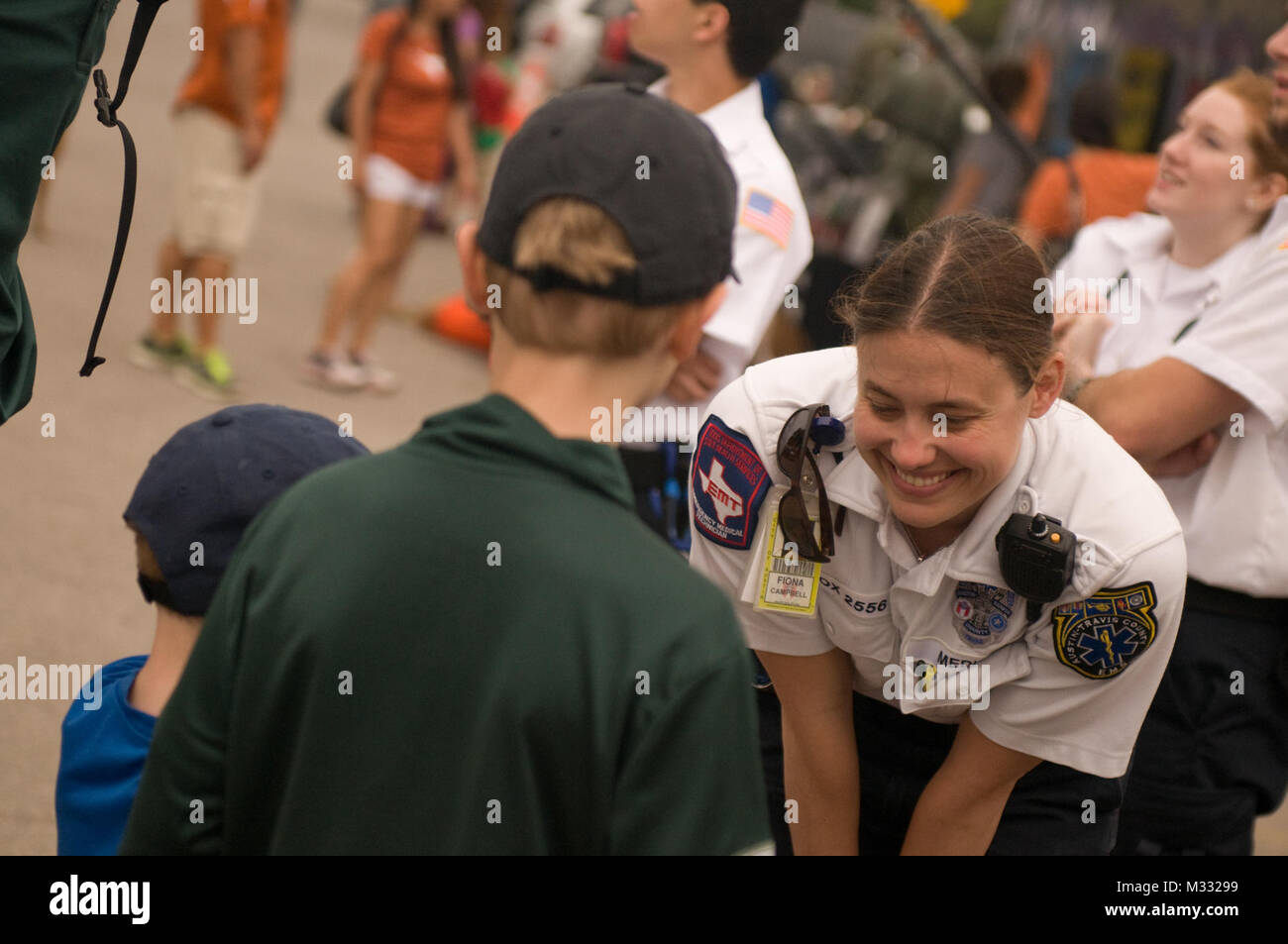 Guests spend some quality time learning about the jobs first responders ...