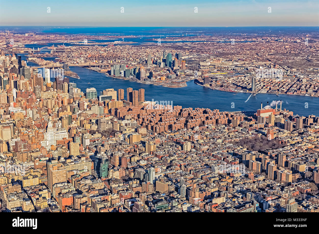 New York Manhattan aerial Stock Photo - Alamy