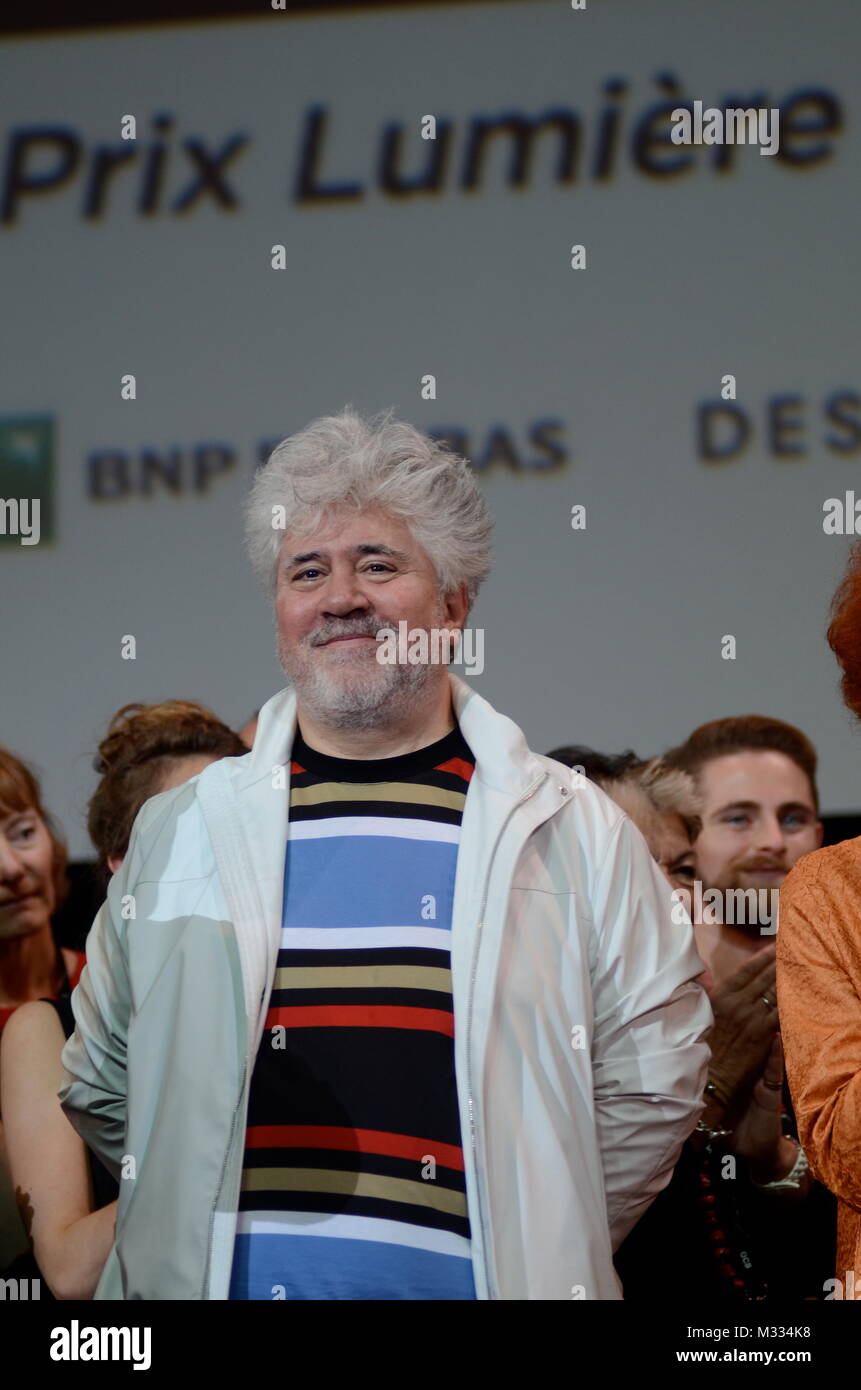 Film Director Pablo Almodovar attends opening night of Lumiere Film ...