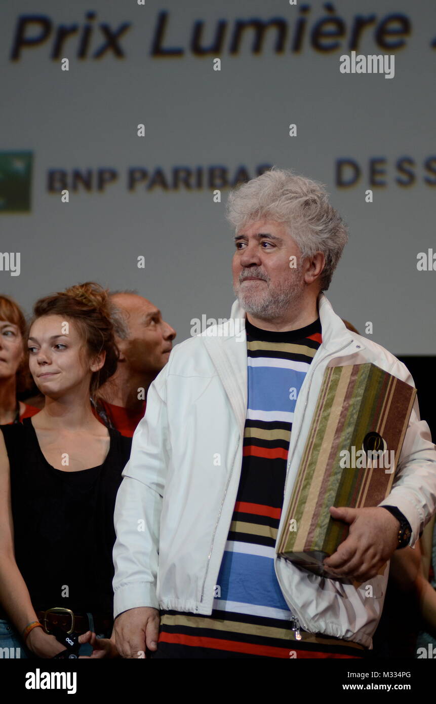 Film Director Pablo Almodovar attends opening night of Lumiere Film ...