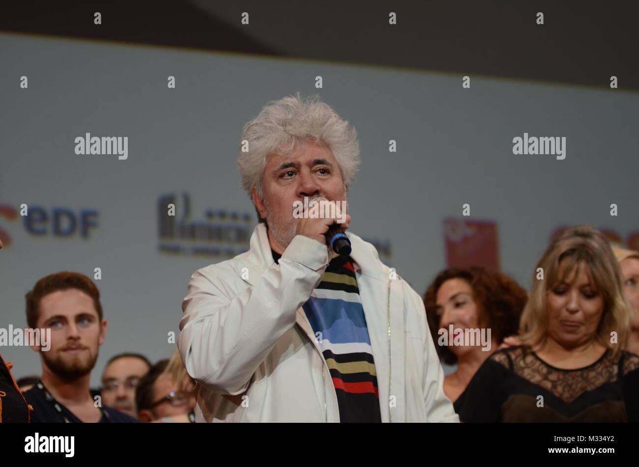 Film Director Pablo Almodovar attends opening night of Lumiere Film ...