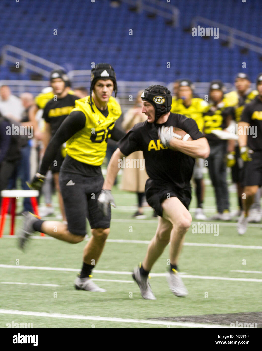 U.S. Army Soldiers and U.S. Army All-Americans participate in a ...