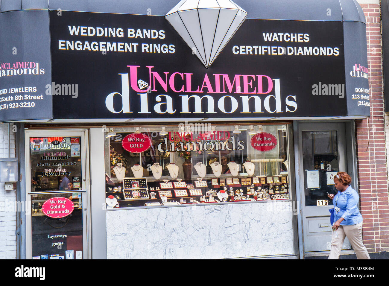 Jewelers row landmark district hi-res stock photography and images - Alamy