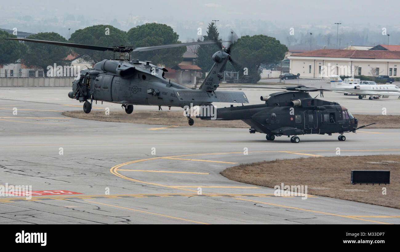 An HH-60G Pave Hawk helicopter assigned to the 56th Rescue Squadron ...