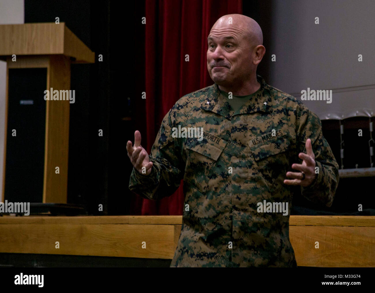 Brigadier General Austin E. Renforth, Commanding General for Marine ...