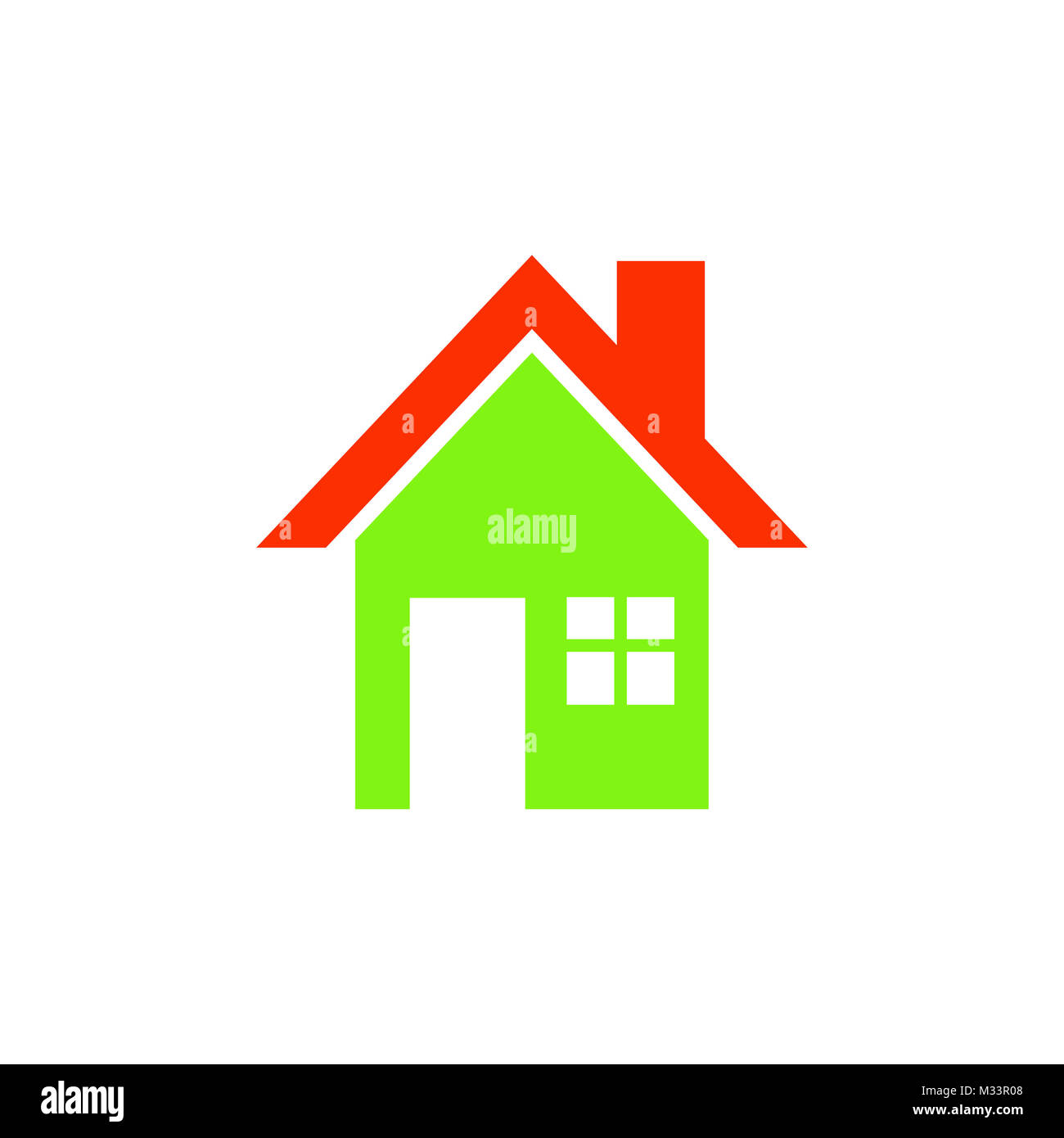 Vector illustration of home icon Stock Photo - Alamy