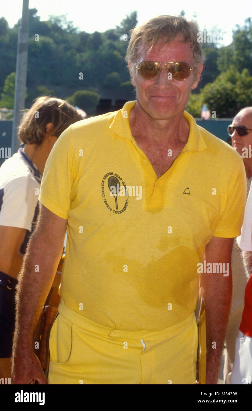 LOS ANGELES, CA - JULY 17: Actor Charlton Heston attends celebrity ...