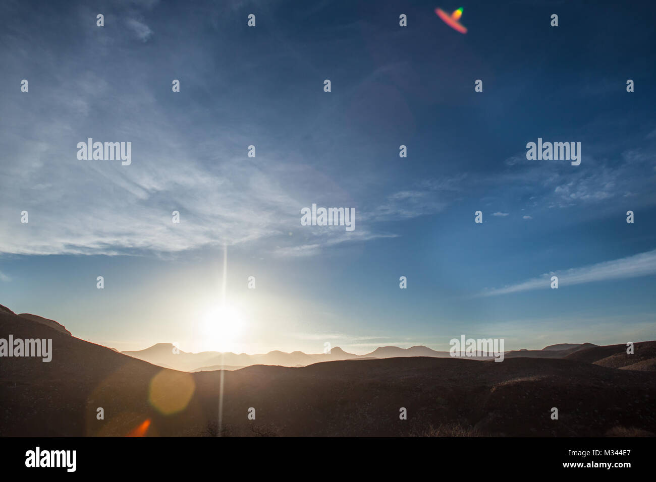 Sunset landscape in namibia hi-res stock photography and images - Alamy