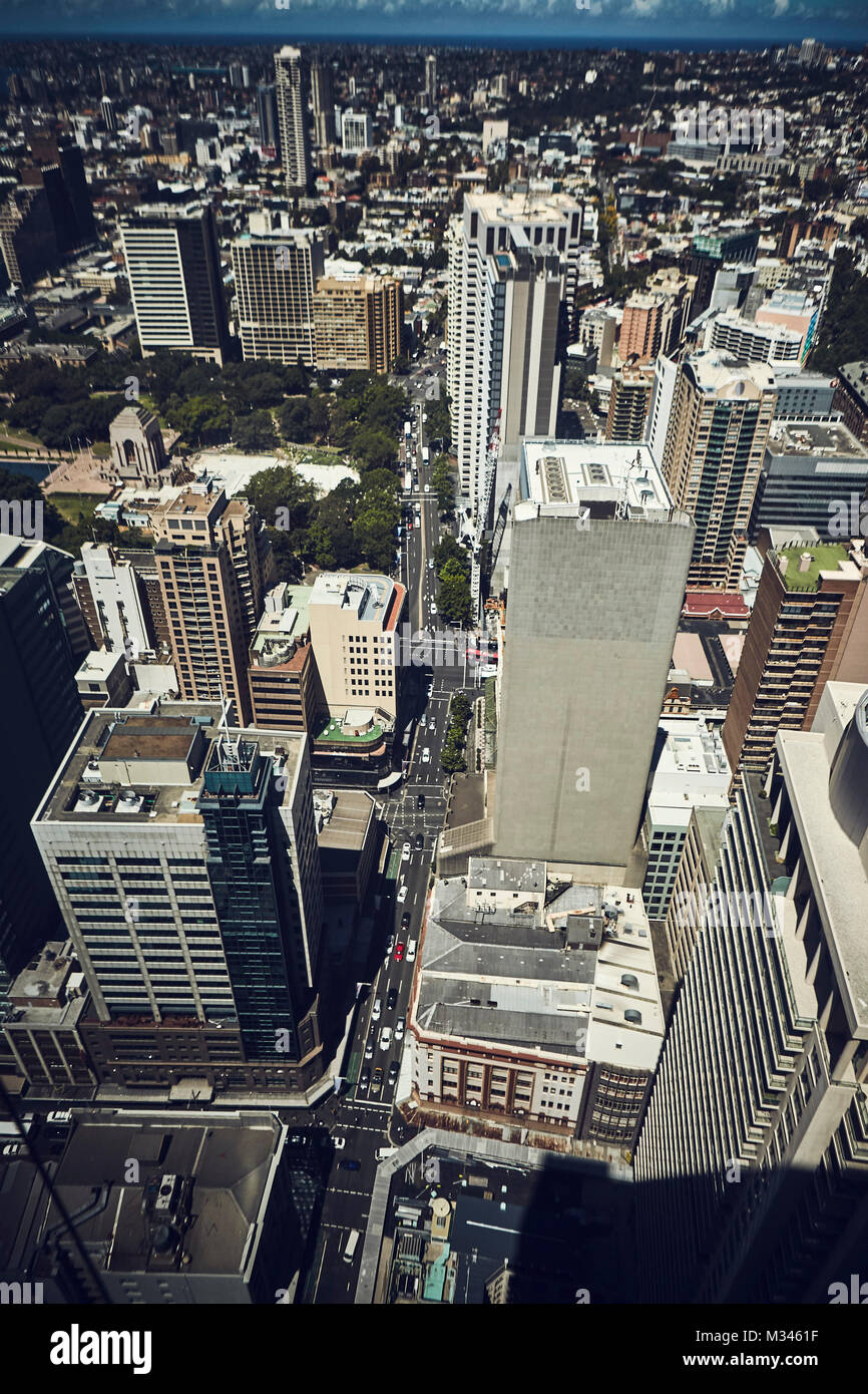 Aerial view of Bondi Junction, Sydney, New South Wales, Australia Stock ...