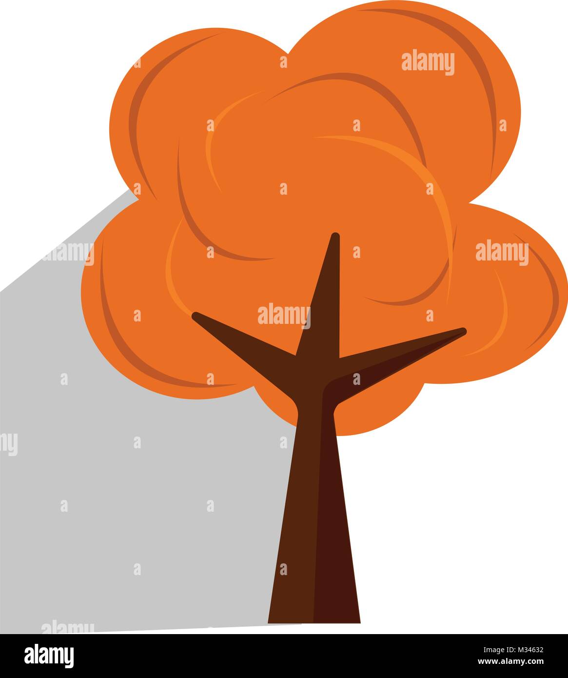 Abstract cute tree Stock Vector Image & Art - Alamy