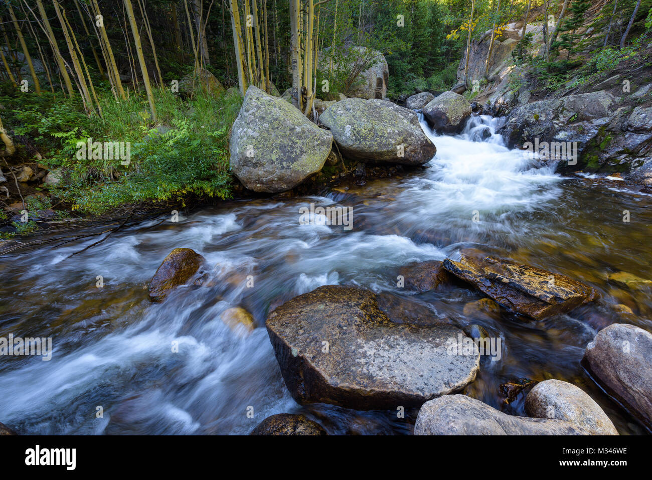 River scene in rocky mountains hi-res stock photography and images - Alamy